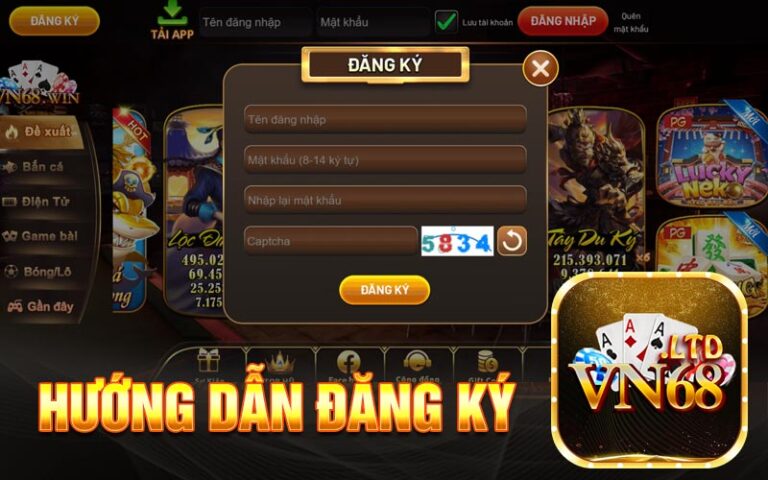 VN68 ⭐️ Sân Chơi Casino Số 1 Châu Á 【Đăng Ký +68K】